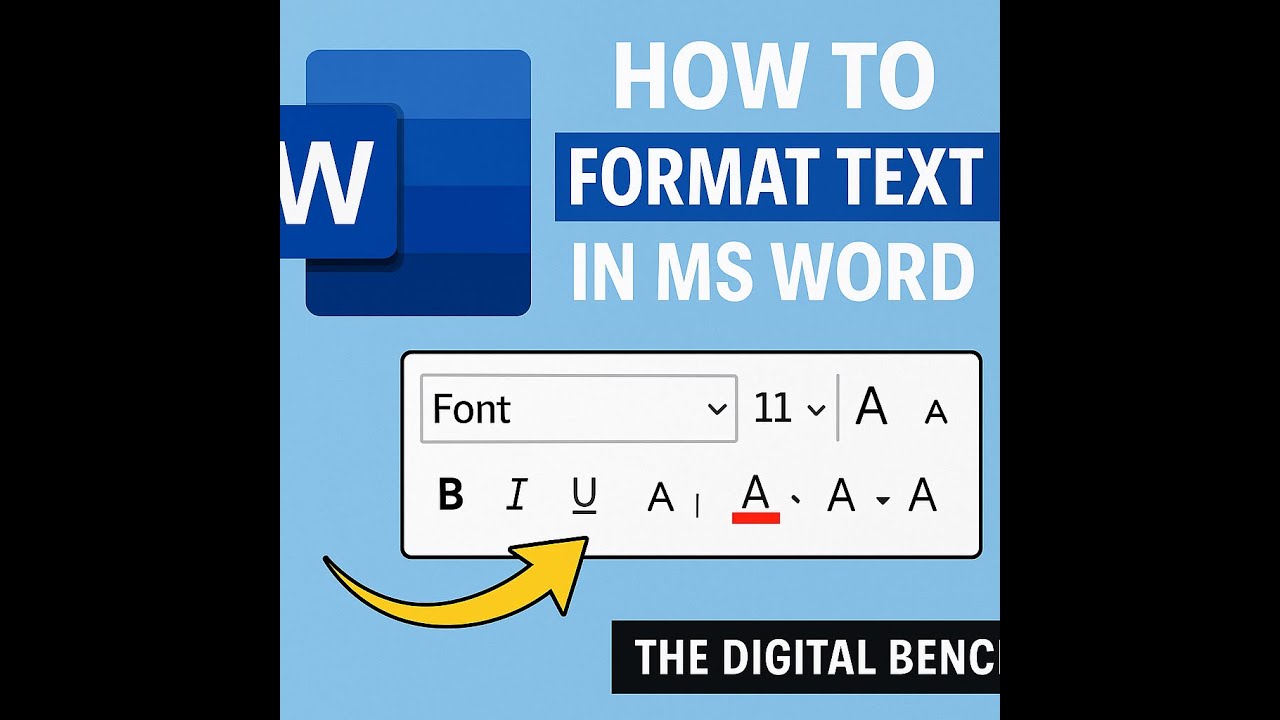 How to Format Text in MS Word | Change Font, Size, Color, Bold, Italic ...