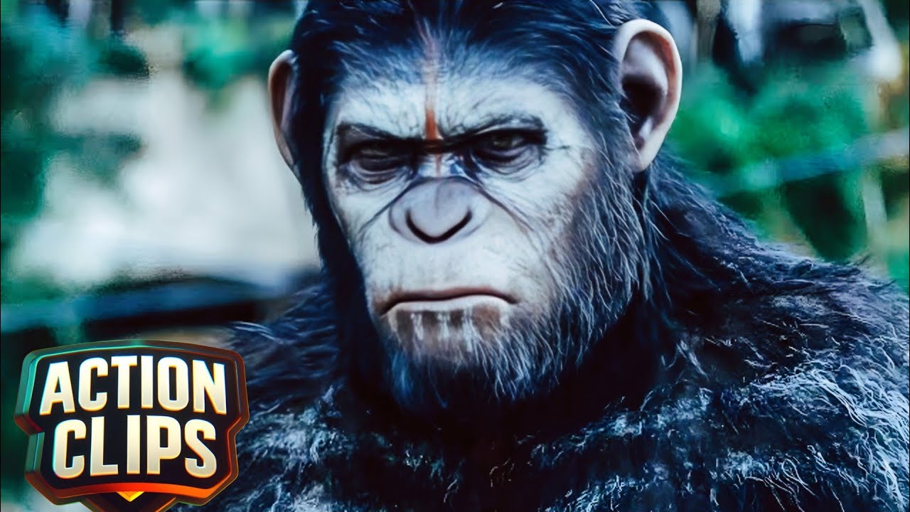 Caesar’s Defiant “No!” - Escape Scene - Rise of the Planet of the Apes ...