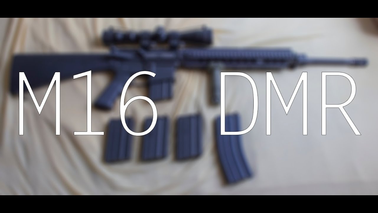 WE M16a3 GBBR custom DMR build (M110 inspired) - YouTube