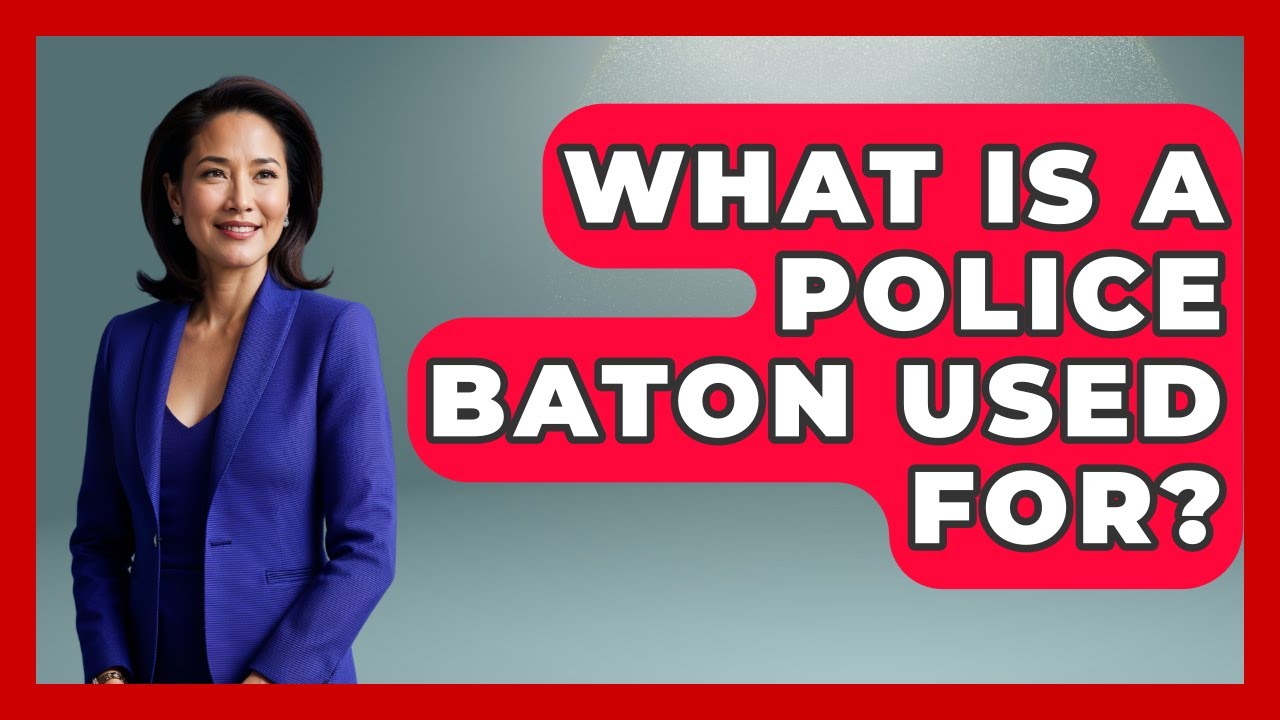 What Is A Police Baton Used For? - Law Enforcement Insider - YouTube