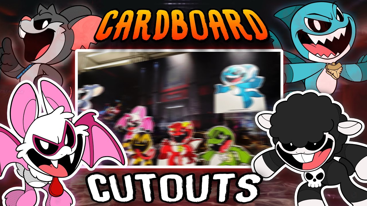 NEW! Official Nightmare Critters Cardboard Cutouts REVEALED! - [Poppy ...