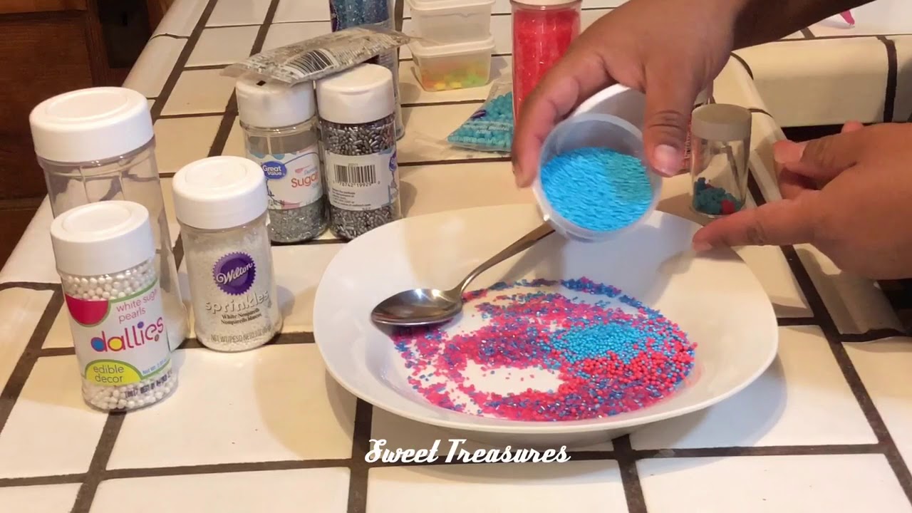 Como hacer tus propias MEZCLAS DE SPRINKLES (explicación detallada ...