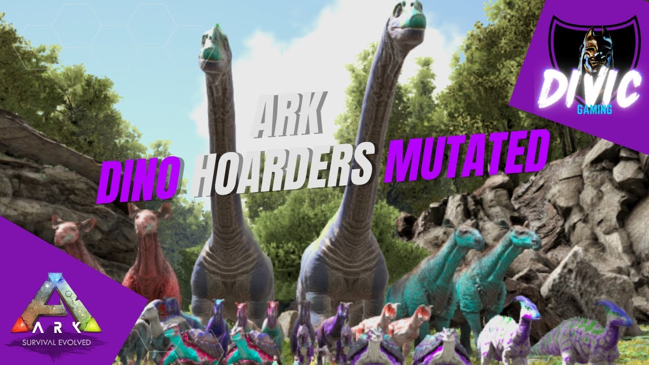 Dino Hoarders Mutations!! Ark: Survival Evolved S1E19 - YouTube