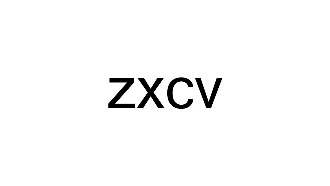 ZXCV - YouTube