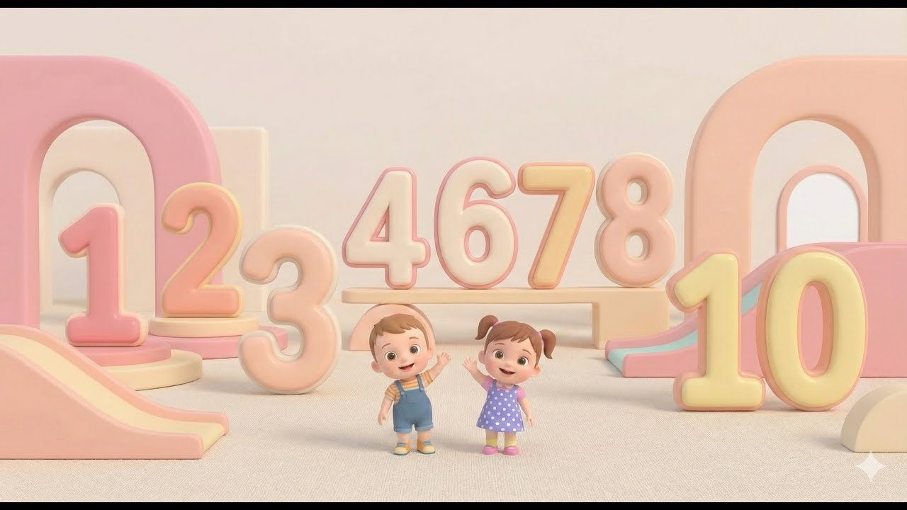 1 to 10 Counting Song | Easy Numbers Learning for Toddlers - YouTube