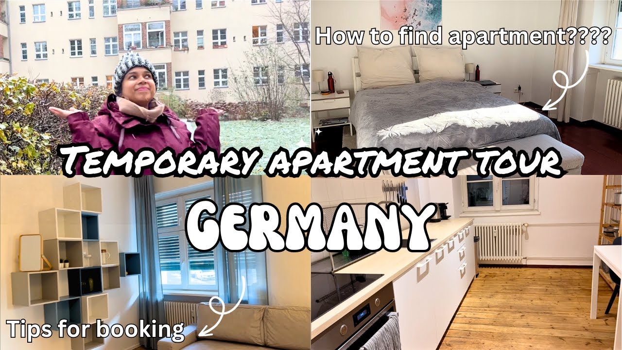 Germany apartment Booking Tips & guide| Temporary rental apartment tour ...