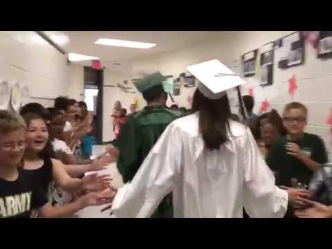 Graduation Walkthrough at Tangier Smith Elementary School - YouTube