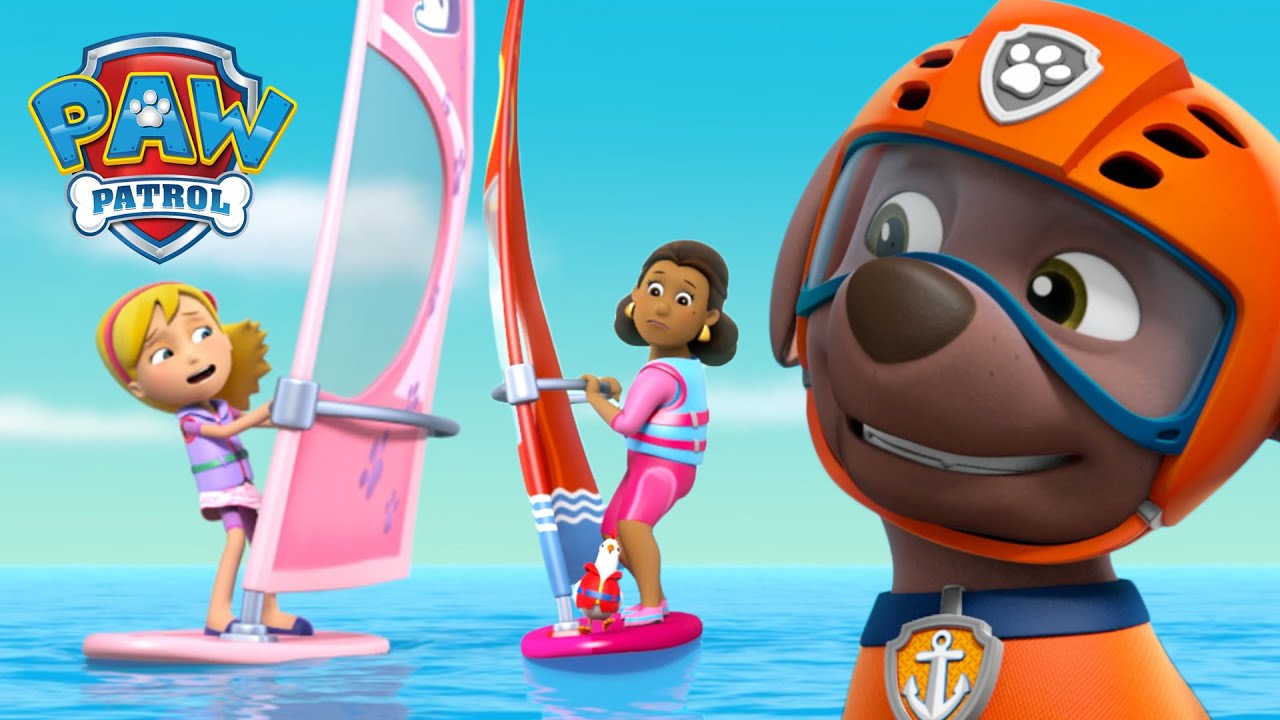 Pups Save the Surfers from a huge wind storm! - PAW Patrol Episode ...