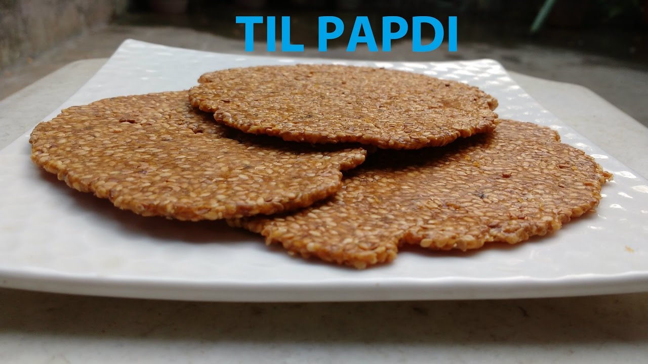 Til Papdi / Crispy Til Chikki / Sesame Sweet / Tilachi Papdi by Kalpana ...