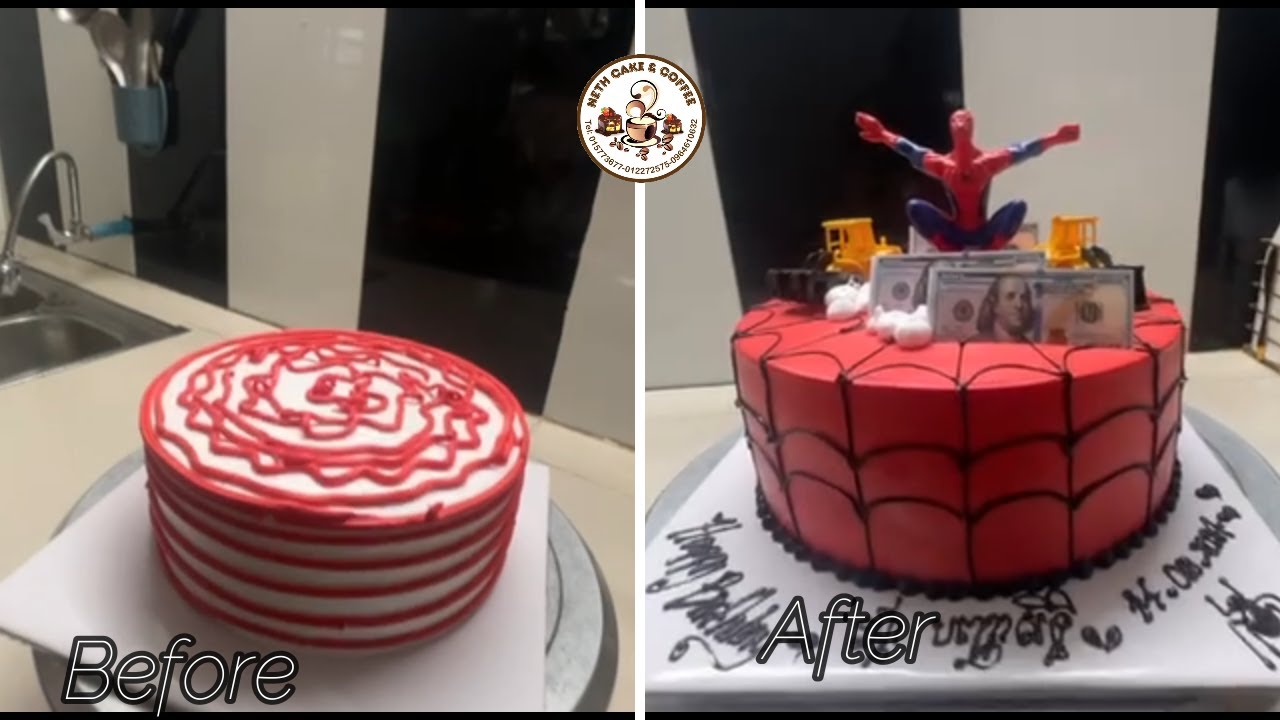 You Won't Believe How Easy It Is to Make a Spiderman Cake - YouTube
