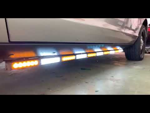 Superior LED 60” running board rocker panel lights amber white warning ...