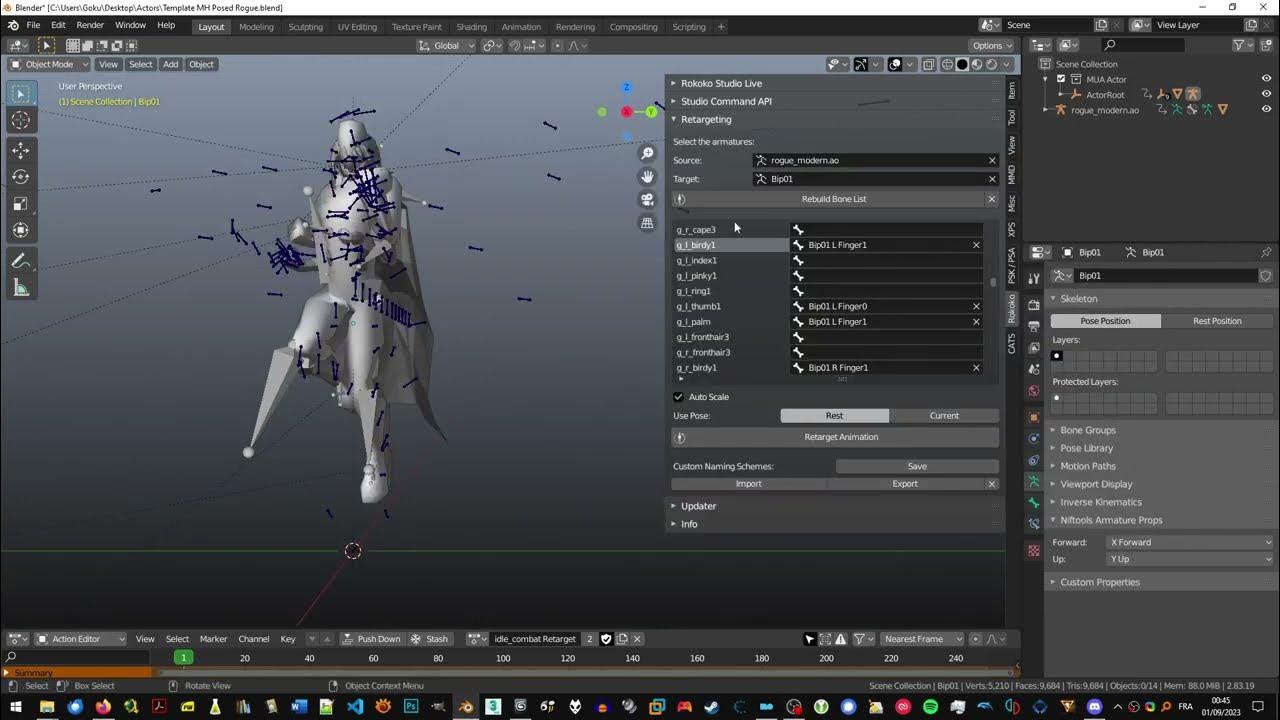 Tutorial MUA - Exporting .dae settings from Blender & Importing settings for 3ds Max 2012 - YouTube