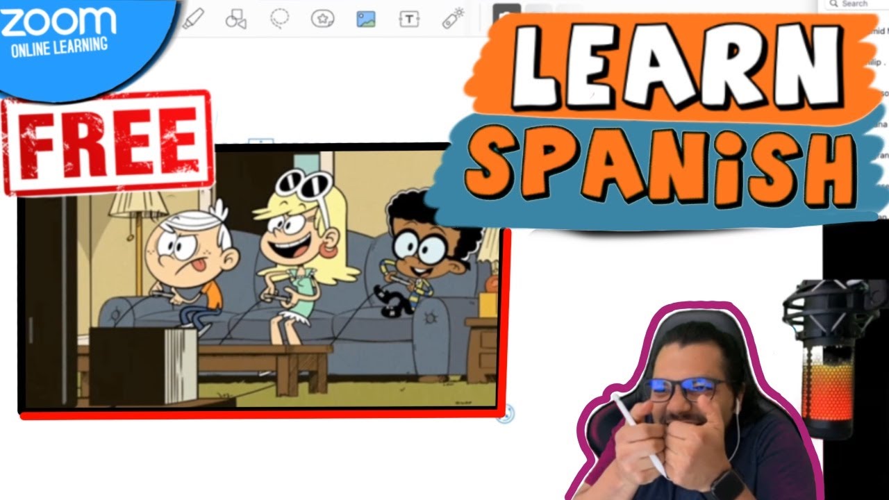 🔴 Live Spanish Class on Zoom with a native speaker - YouTube