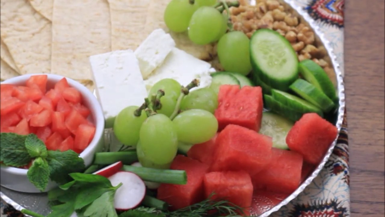 Persian Appetizer Platter - YouTube