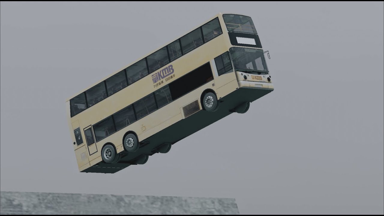 九巴飛躍測試 Hong Kong Bus jump test - YouTube