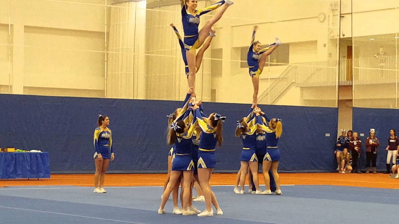 Webster Schroeder Cheerleading Winter SEason Winning sectionals 2015 ...