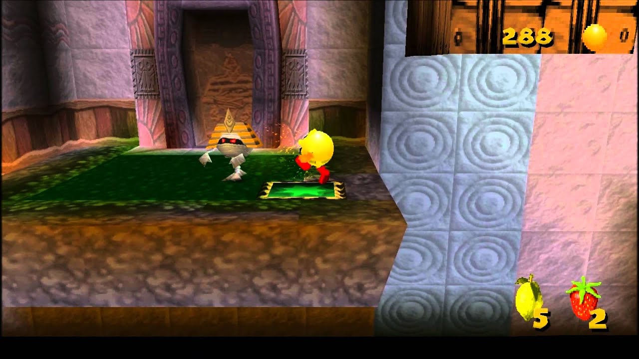 PSX Pac Man World Level 6 - YouTube