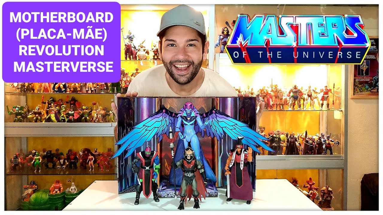 PLACA-MÃE (MOTHERBOARD) MOTU MASTERVERSE REVOLUTION ACTION REVIEW ...