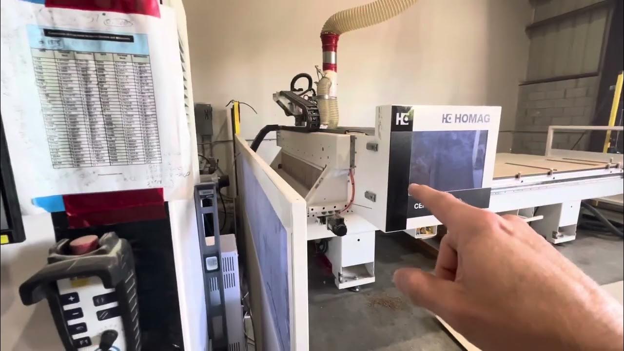 Cnc, homag, Cnc programming, woodwop, mozaik, - YouTube