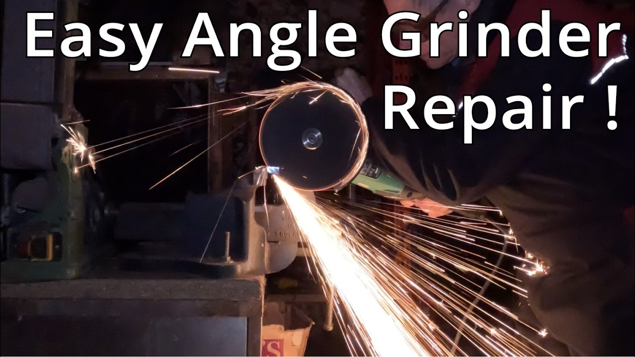 Angle Grinder – an easy repair. - YouTube