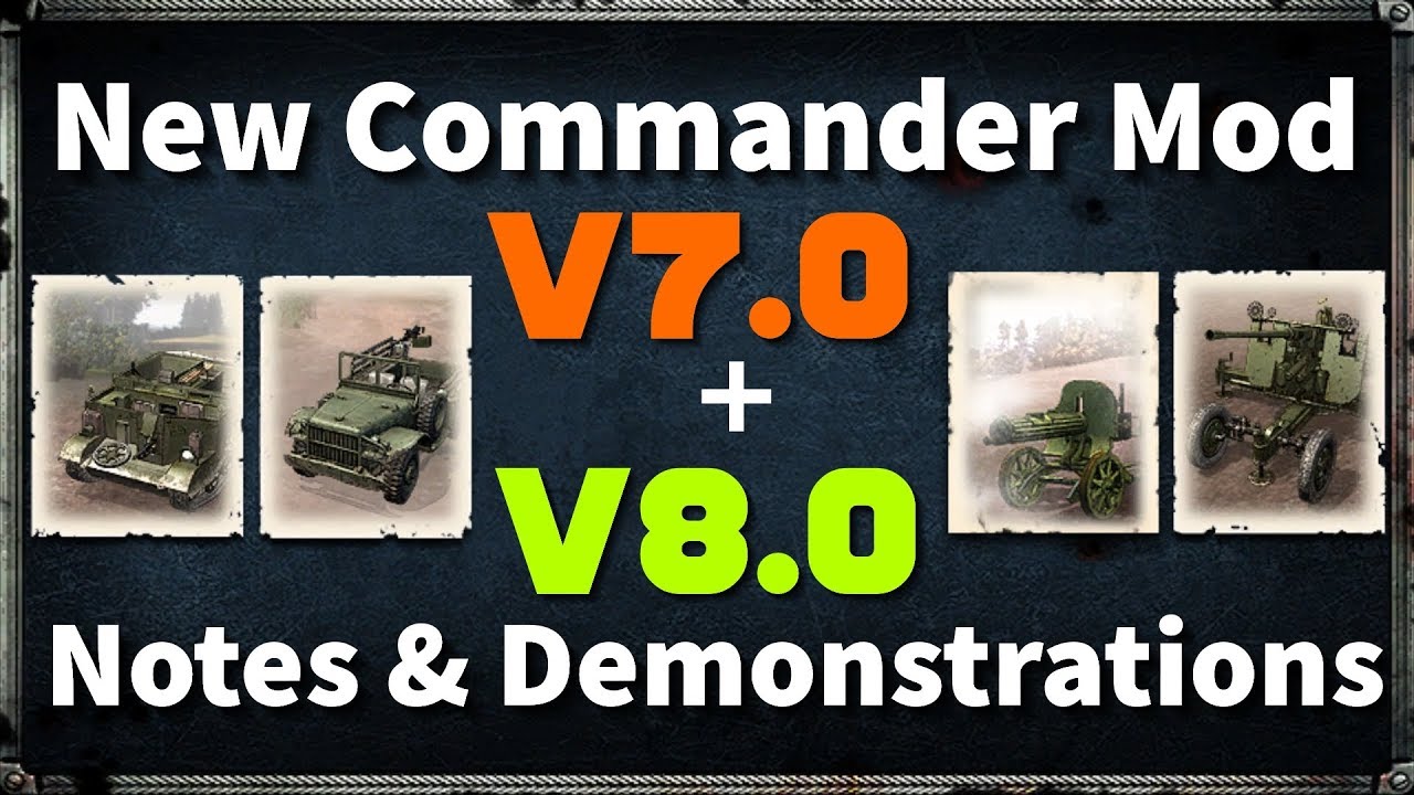 COH2 New Commander Mod v7.0 + 8.0 - YouTube