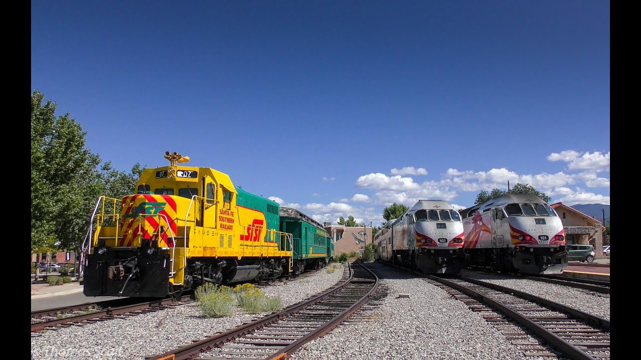 Santa Fe Southern Railway from Santa Fe to Lamy, NM Preview - YouTube