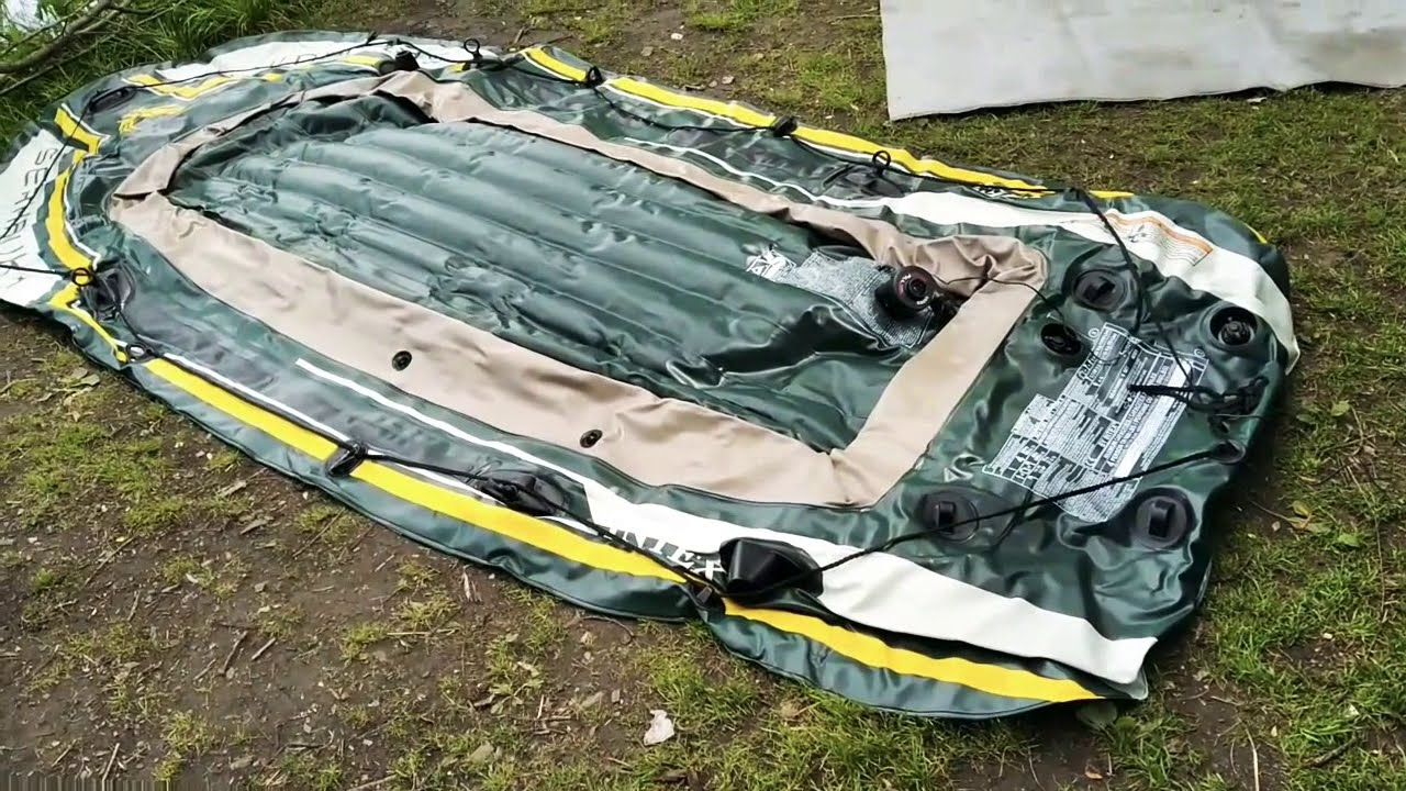 ОБЗОР ЛОДКИ SEAHAWK-4 с мотором ХАНКАЙ 3.5 - YouTube