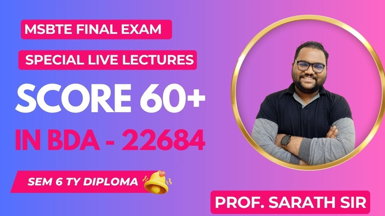 BDA | TY DIPLOMA - CO/IF/AIML BRANCH | Session 2 | K-Scheme 💻🚀 - YouTube