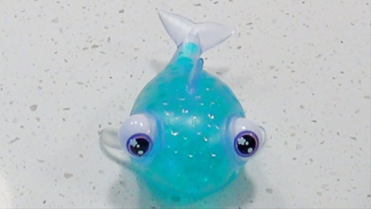 SQUISHY ORBEEZ TEAL FISH *ASMR* (ODDLY SATISFYING) - YouTube