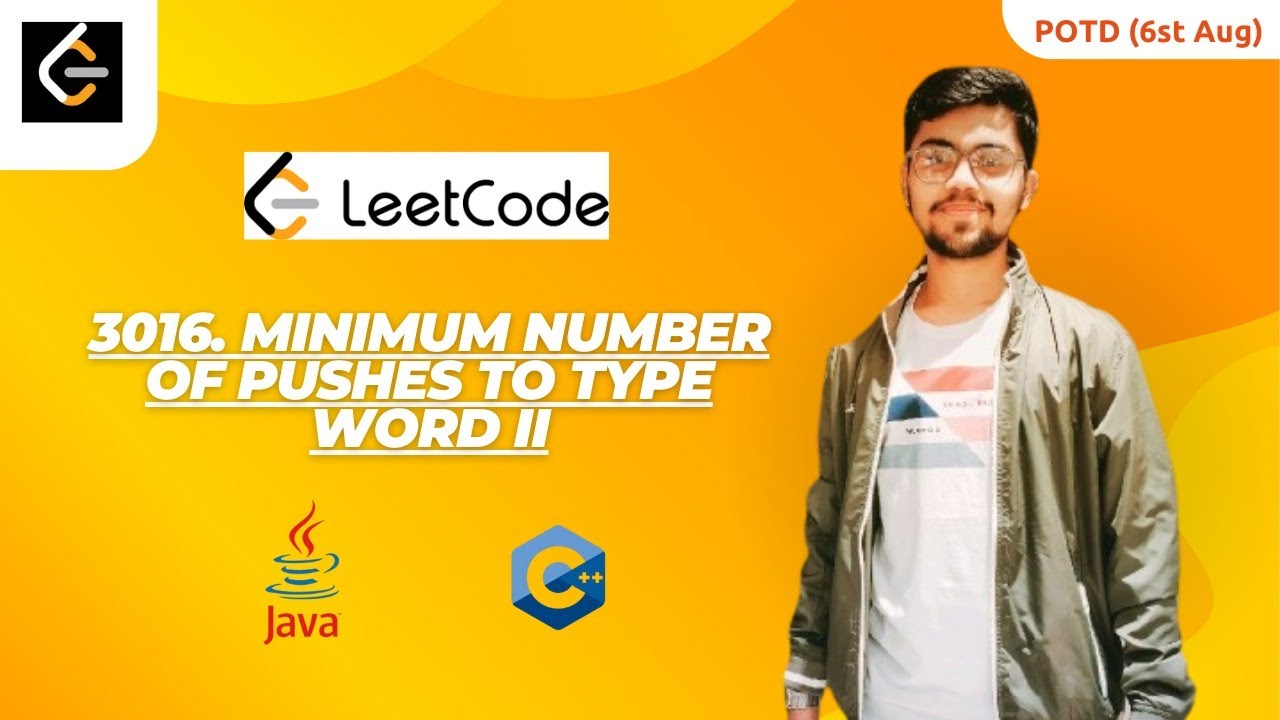 3016 Minimum Number Of Pushes To Type Word I Ii Dry Runs Leetcode 4105