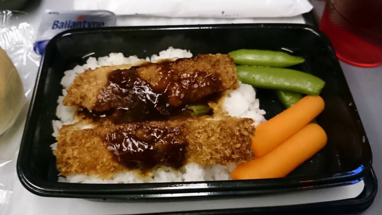 United Air Lines Inflight Meal, 유나이티드항공 기내식, 미국 괌 - 인천 - YouTube