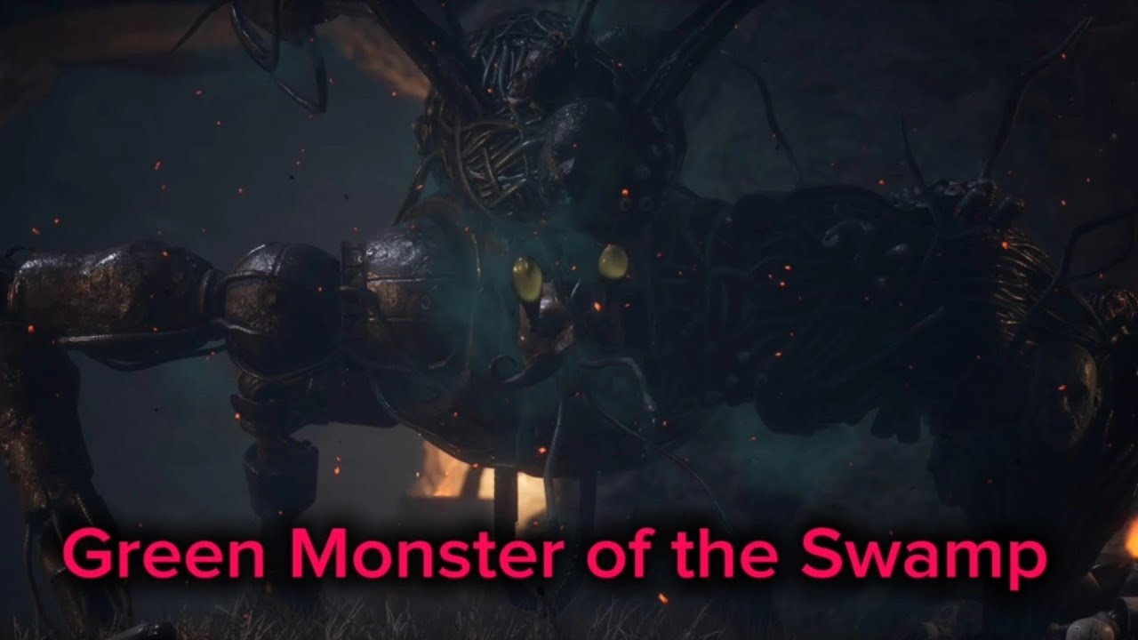 Lies of P - Green Monster of the Swamp Boss Fight - YouTube