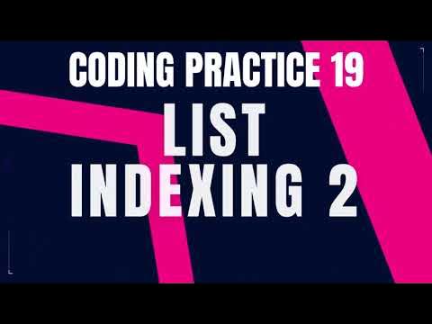 List Indexing 2 | CODING PRACTICE 19 | Nxtwave ccbp 4.0 telugu | Python tips tricks coding ...