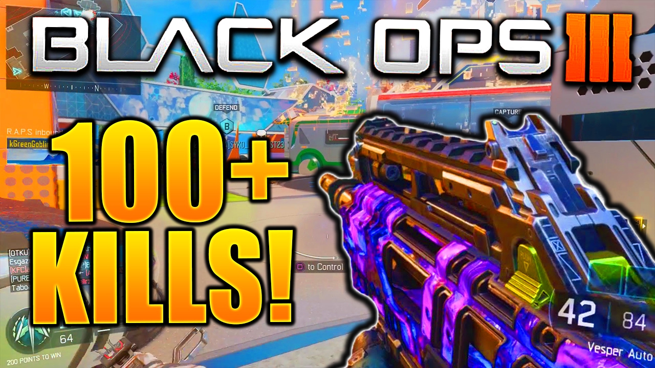 BLACK OPS 3 GOD GUN 100+ KILLS LIVE! VESPER IS STILL A GOD GUN IN COD ...