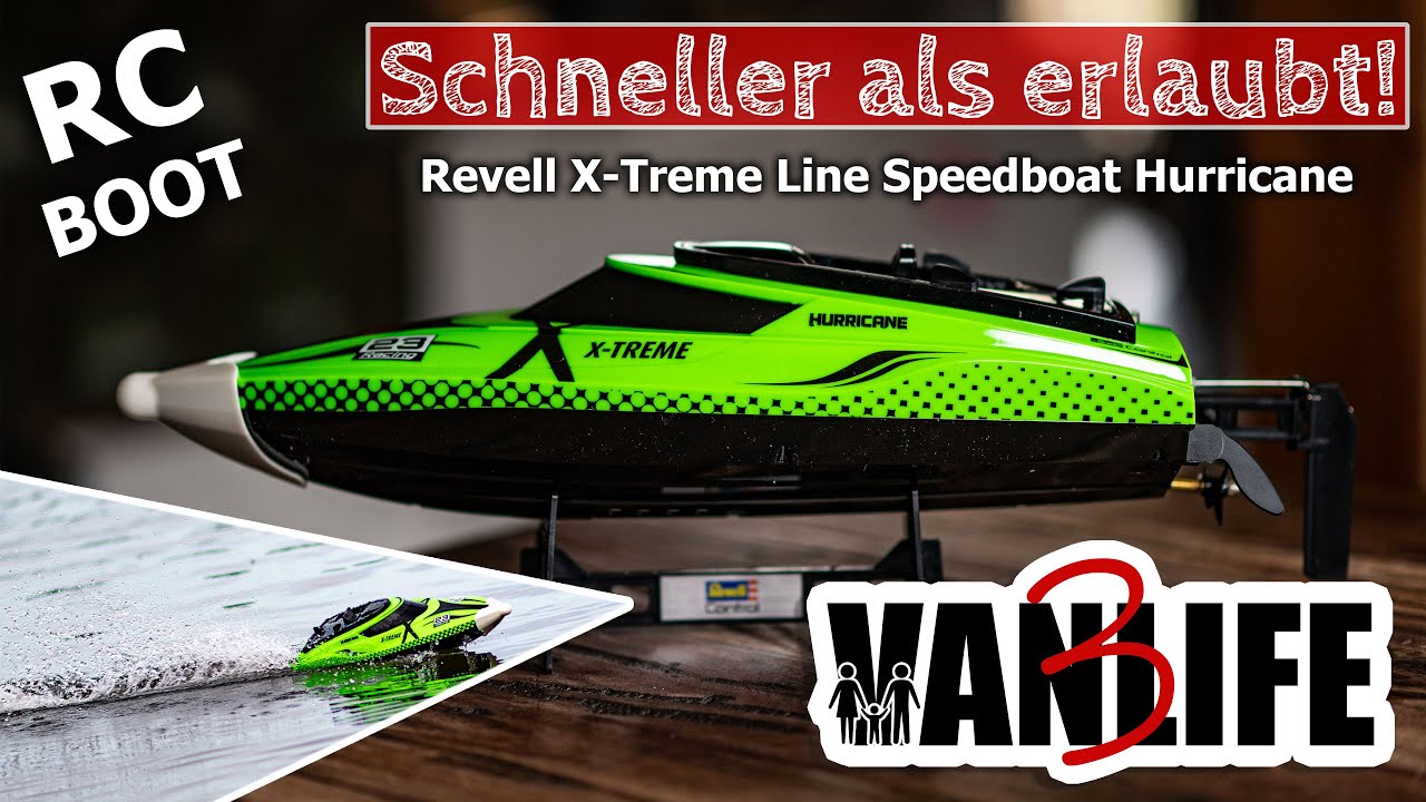 Neues Spielzeug für den Urlaub: Erster Test des RC Boots Revell ...