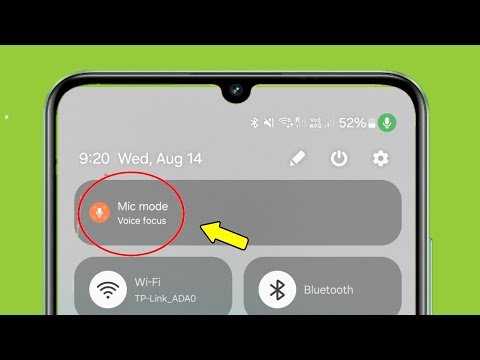 Samsung | Mic Mode Setting | Standard & Voice focus
