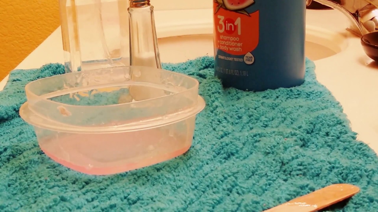 DIY SOAP SLIME WITH 3 THINGS - YouTube