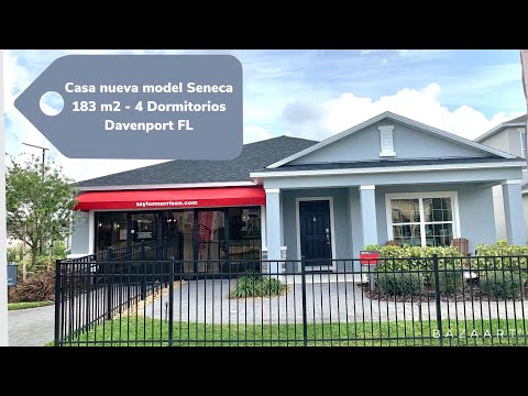 Casa Modelo Seneca en Davenport FL. 183m2 4 Dormitorios en la comunidad Tierra Del Sol