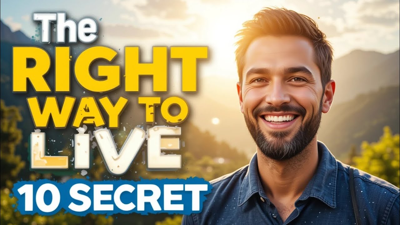 The Right Way to Live Life | 10 Secrets to a Happy and Successful Life# ...