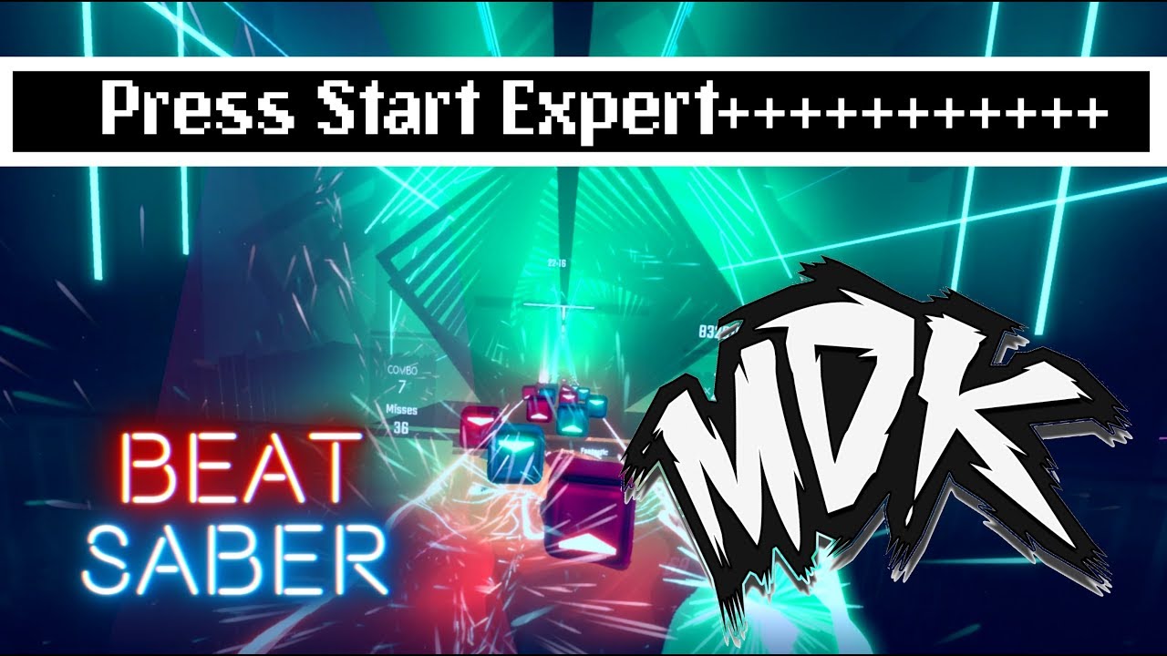 Beat Saber Press Start Expert+++++++++ - YouTube