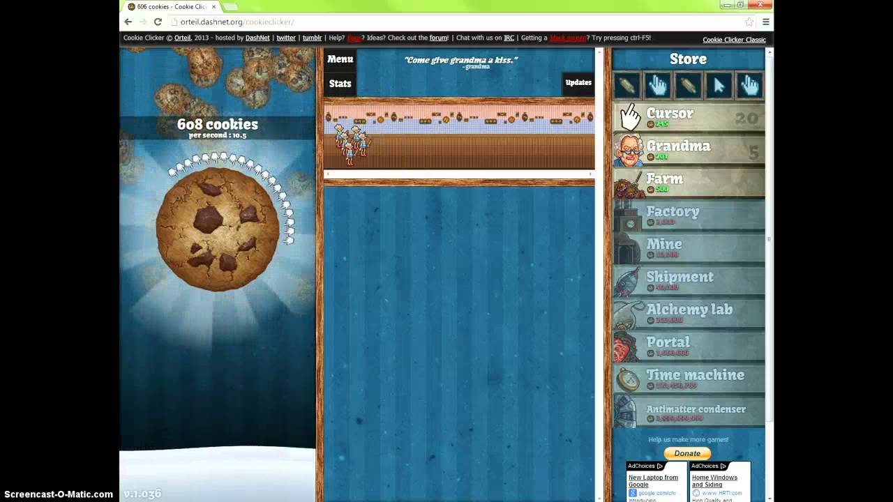 Cliker of cookies - YouTube