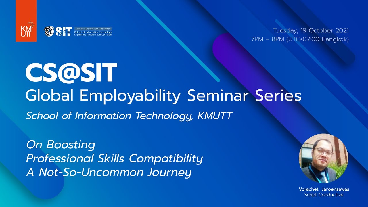 CS@SIT Global Employability Seminar Series - YouTube