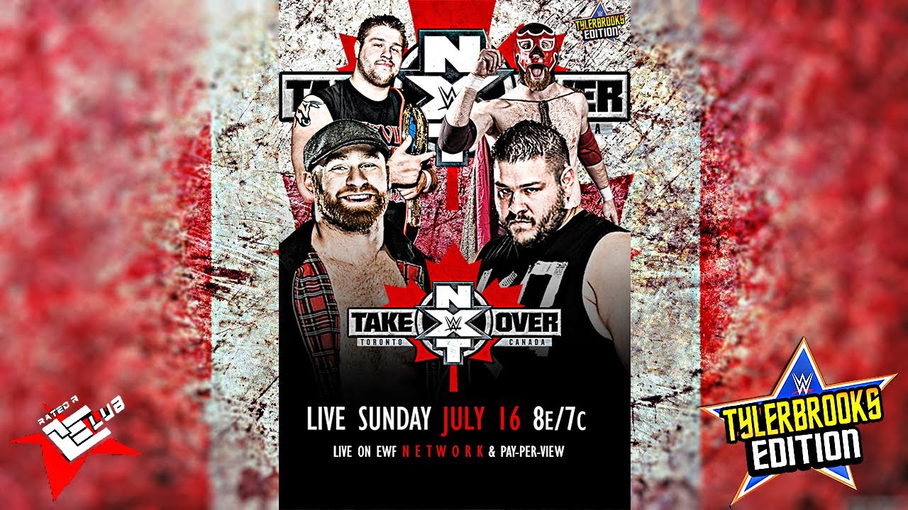 |WWE NXT TAKEOVER TORONTO| POSTER CUSTOM-PSD BY Brooks Rated Club ...