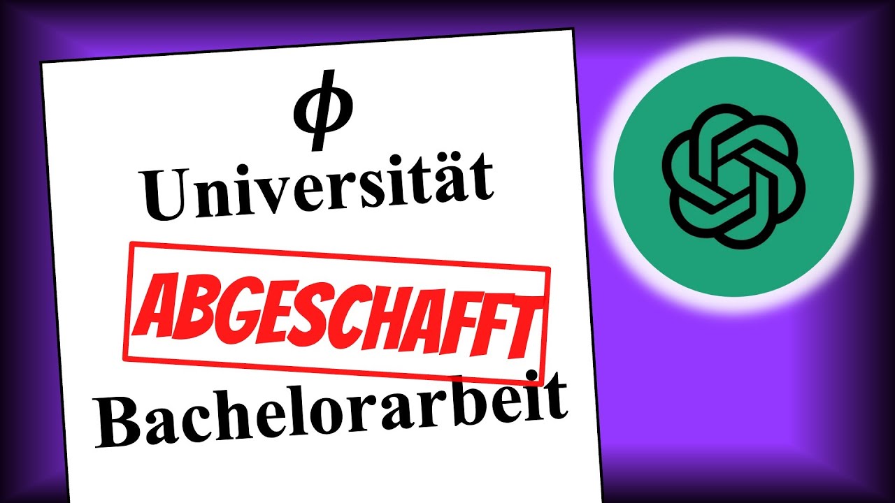 Uni schafft Bachelorarbeiten vollständig ab! - YouTube