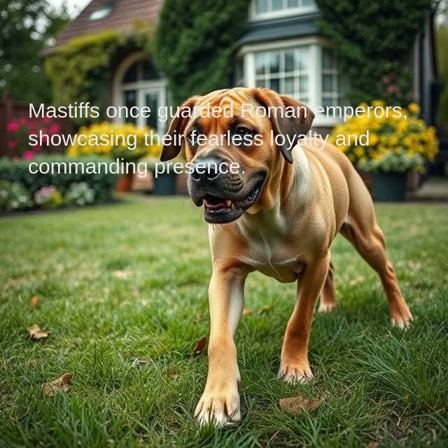 Mastiffs once guarded Roman emperors, showcasing their fearless loyalty ...