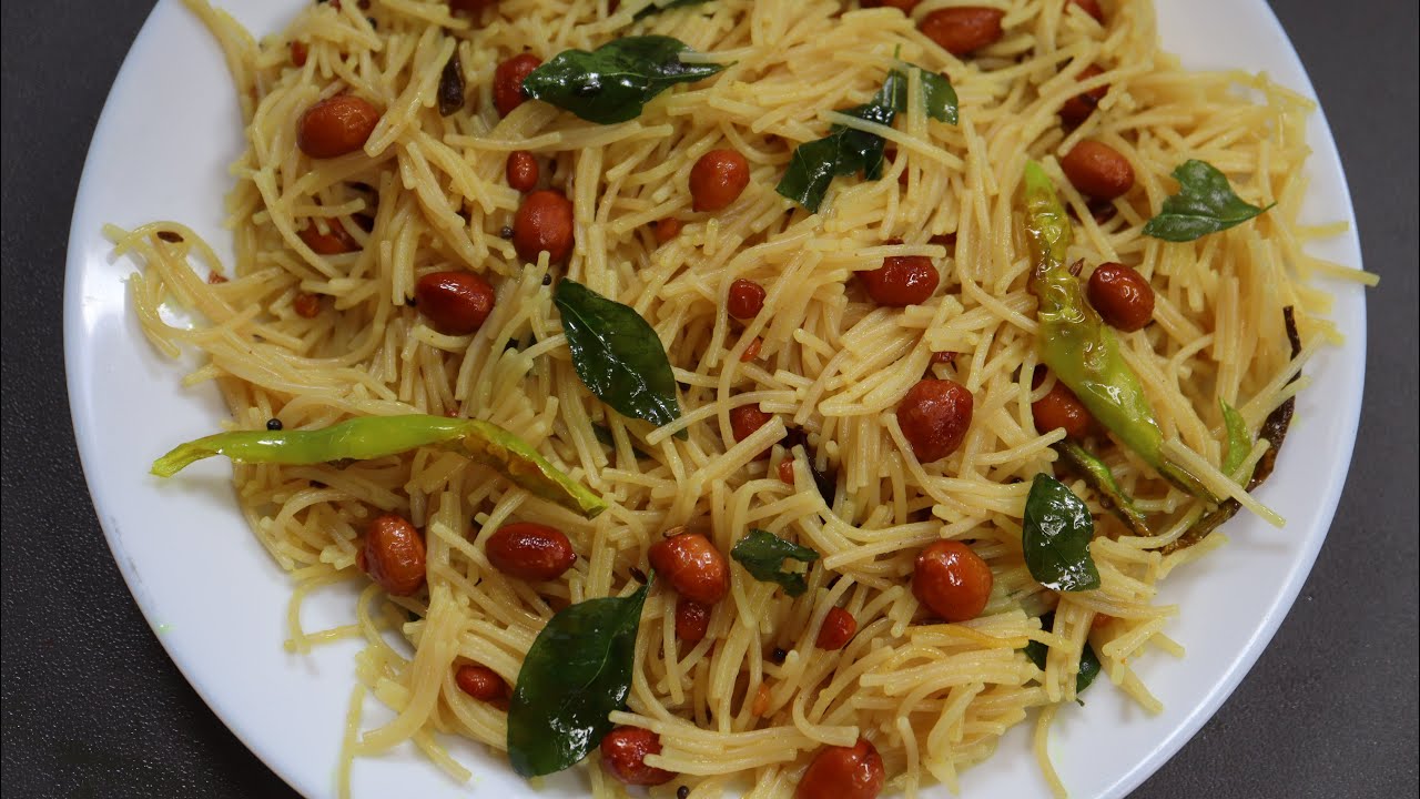 Semiya Pulihora Recipe | Lemon Semiya Recipe | How to make Semiya ...