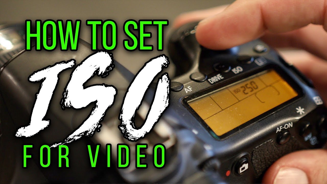 How to Set ISO for Video | Beginner Filmmaking Tips - YouTube