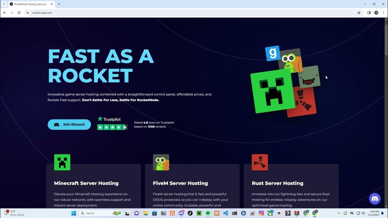 How To set up a Fivem VPS (Rocket Node Hosting Service) - YouTube