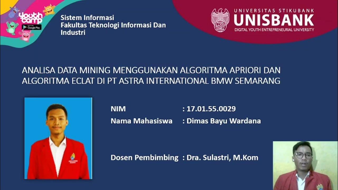 ANALISA DATA MINING MENGGUNAKAN ALGORITMA APRIORI DAN ALGORITMA ECLAT - YouTube