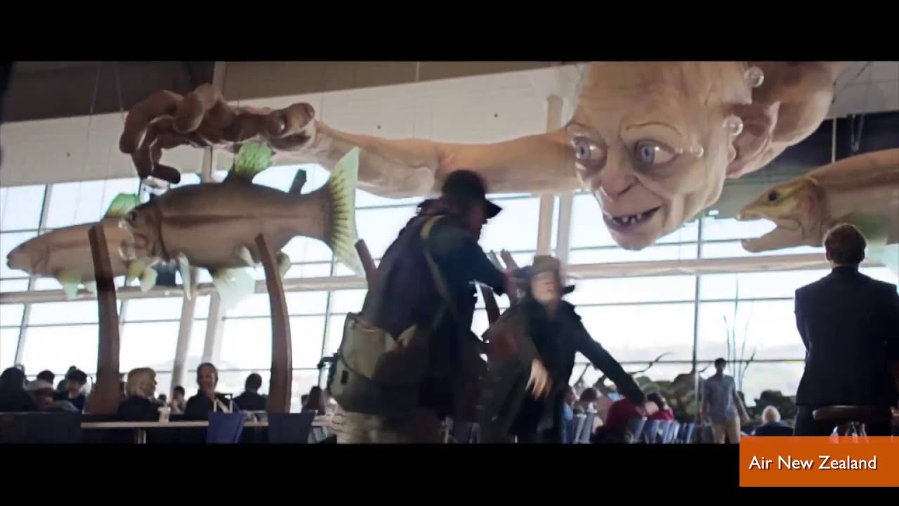 Air New Zealand Debuts 'Hobbit'-Themed In-Flight Safety Video - YouTube